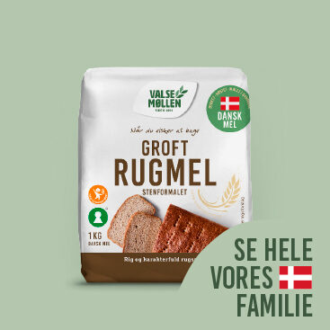 Dansk kvalitetsmel - Bageglæde med dansk mel fra Valsemøllen