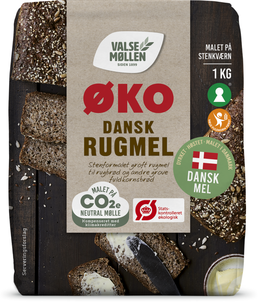 Økologisk rugmel fra Valsemøllen | Dansk og økologisk