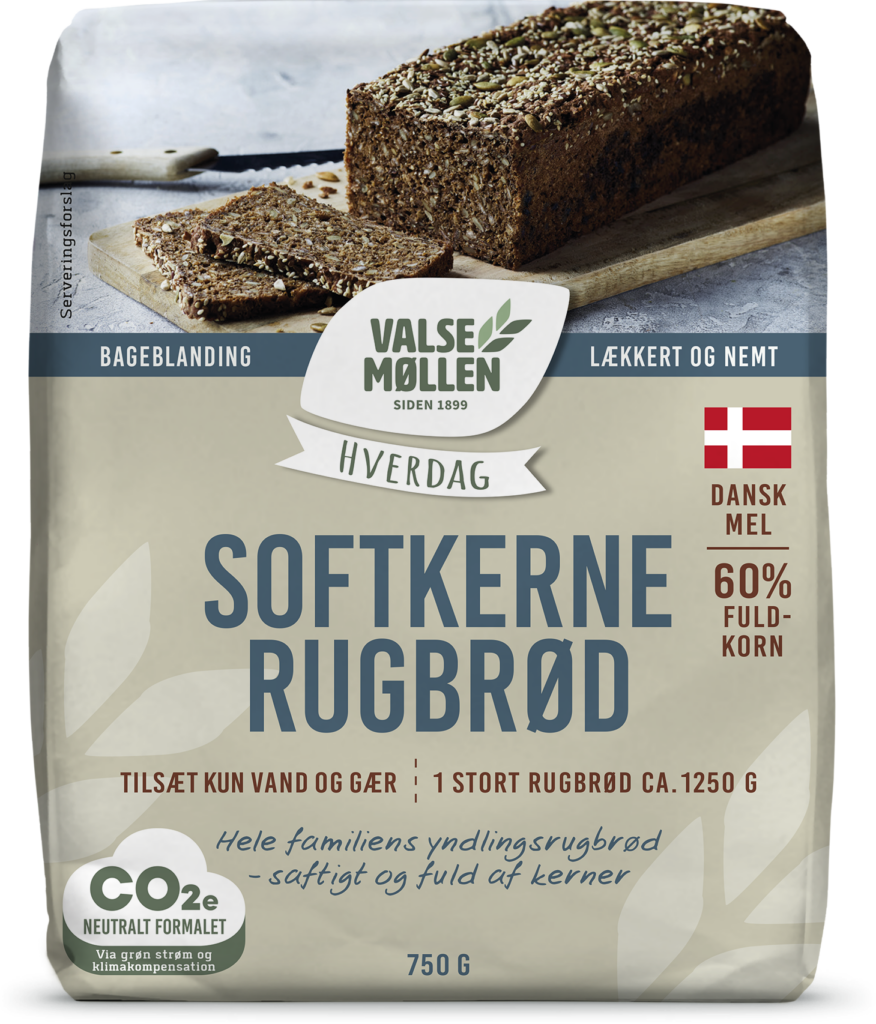 Valsemøllen Hverdag Softkernerugbrød