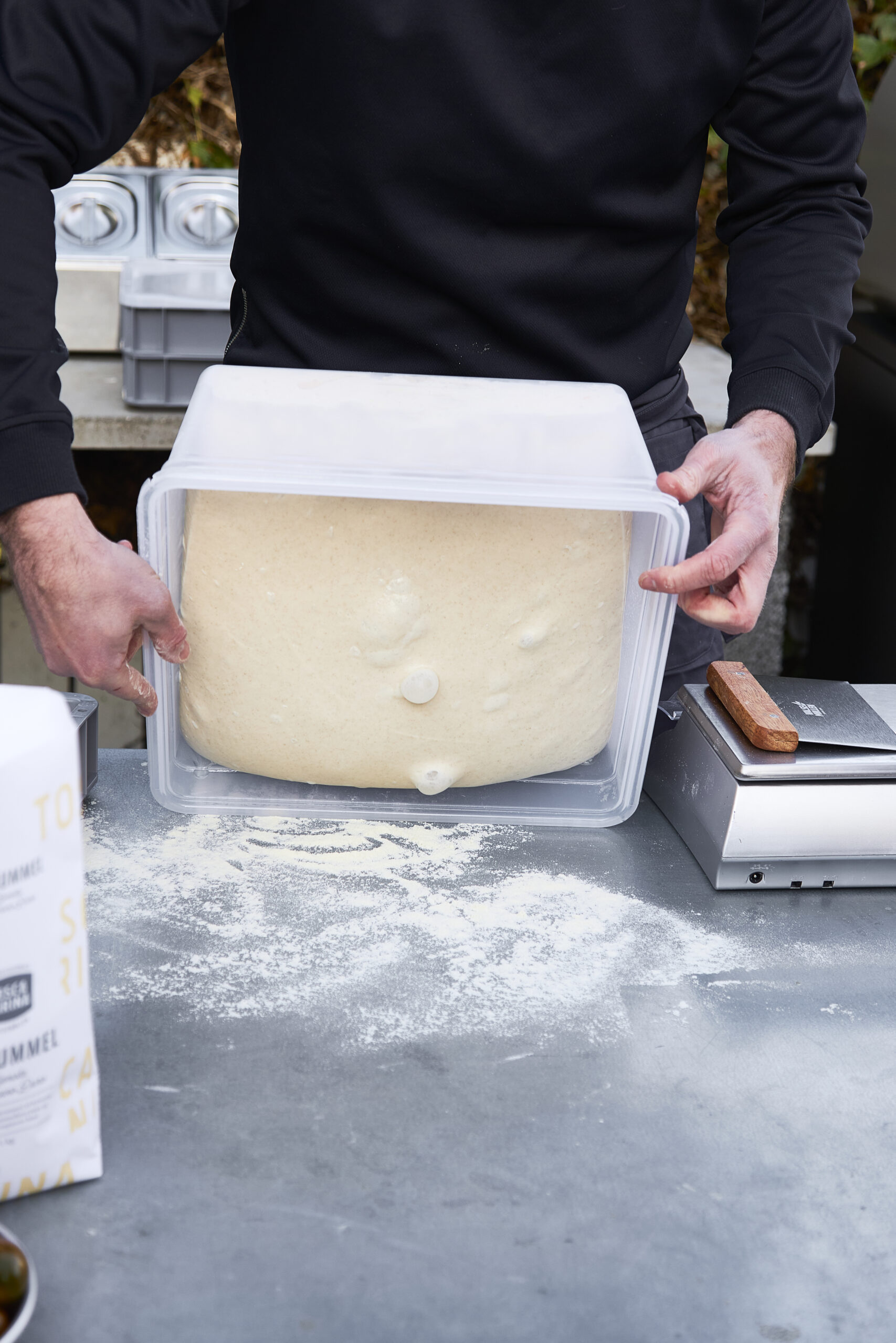 Napolitansk pizza med poolish