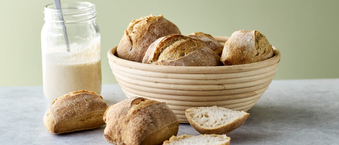 Manitobastykker med bageklar surdej | Opskrift fra Valsemøllen