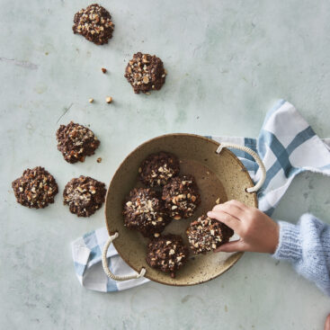 Nemme Choko Rug-Bites - økologisk bageblanding